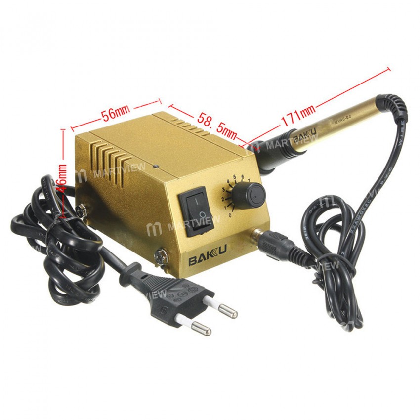Baku BK 938 15W Portable Mini Adjustable Soldering Station for Mobile Phone Repair Martview