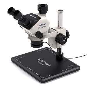 Soptop SZM-7060Ultra 7-60X Adjustable Zoom Trinocular Stereo Microscope ...