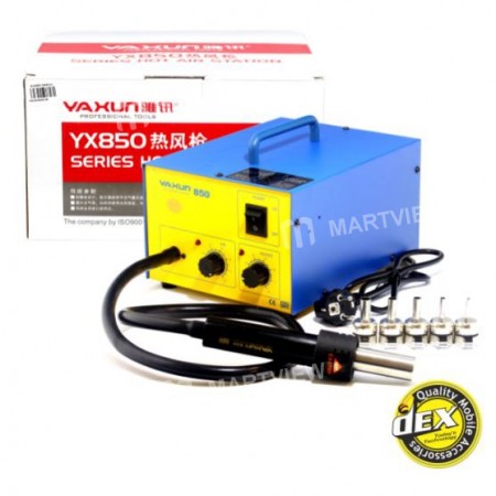 Yaxun 850A+ Blower 700W 220V Hot Air SMD Rework Station Soldering Station Iron Heat Gun Kit for ...