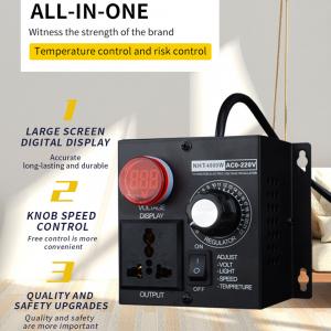 4000W Silicon Controlled Electronic Voltage Regulator with Digital ...