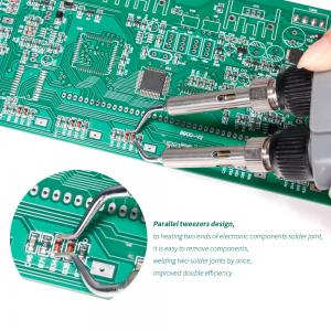 YIHUA 938D SMD Electric Heating Pliers Soldering Tweezer Repair Rework ...