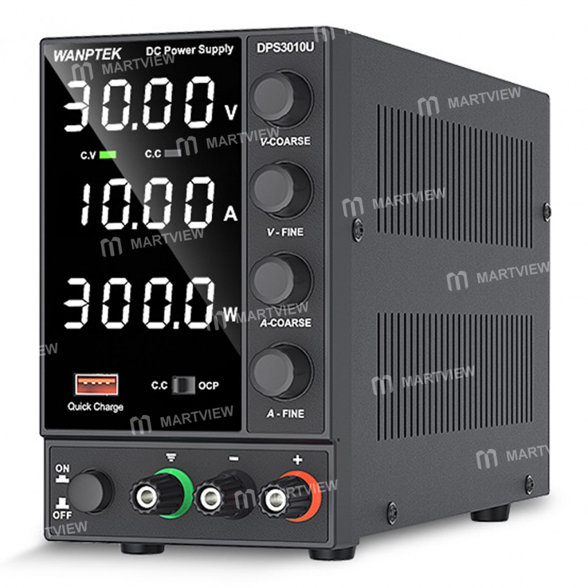Wanptek DPS3010U 30V / 10A 4-Digits Display LED High Precision ...