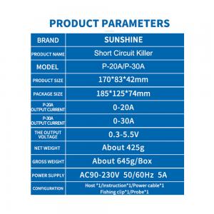 Sunshine P-30A Shortkiller PCB Circuit Detection Tool - Martview