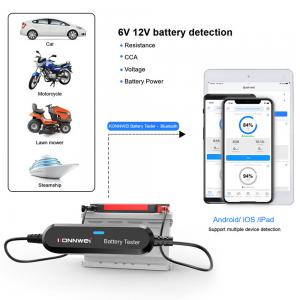 BK100 Multifunction Bluetooth 12V Lead-Acid Battery Diagnostic Test ...