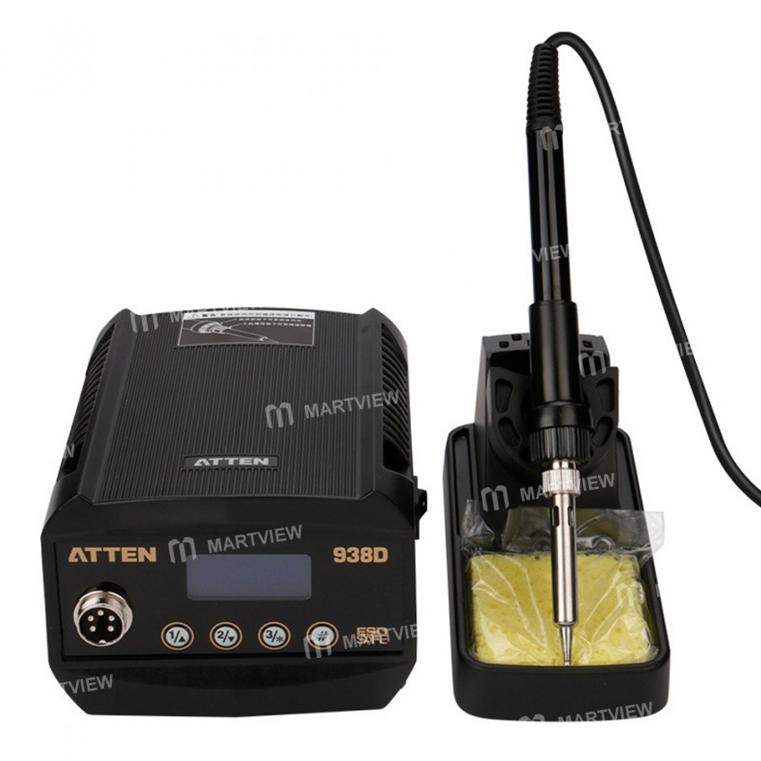 Atten AT938D 60W Precision Temperature Regulated Digital Display Soldering Station Martview