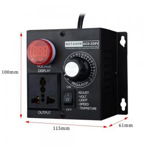 4000W Silicon Controlled Electronic Voltage Regulator with Digital ...