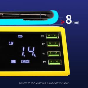 Mechanic iCharge8 LCD Digital Display Fast Charger 8 Port USB Charging ...