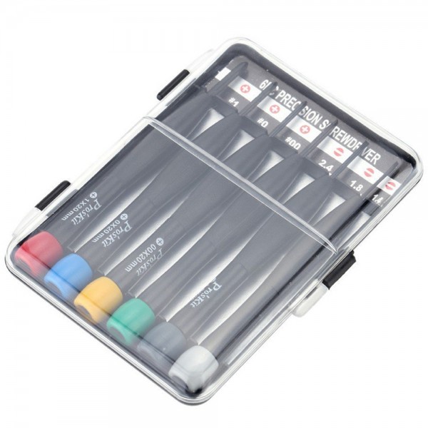 Pro'sKit 8PK-2061 6-in-1 Precision Cross + Slot Screwdriver Set - Martview