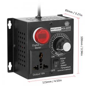 4000W Silicon Controlled Electronic Voltage Regulator with Digital ...