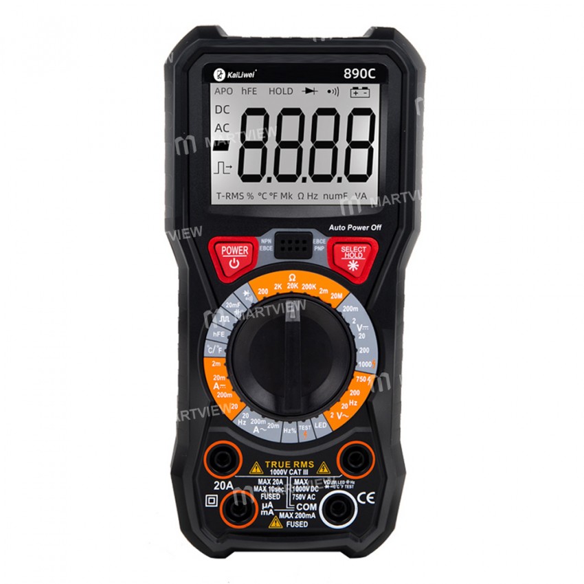 KaiLiWei 890C / 890D Professional Manual Range High-precision Digital ...