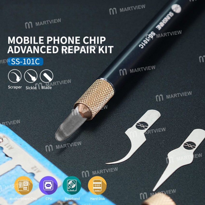 SS-101C CPU Chip Edge Glue Cutting Knife for Phone Repair - Martview