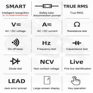 Tooltop ET8132 Portable Intelligent Auto Identification Burn-Proof ...