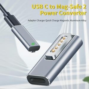 PD USB-C to Mag-Safe Magnetic Aluminum Alloy Charge Power Converter for ...