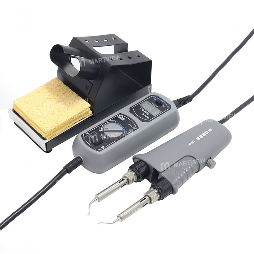 YIHUA 938D SMD Electric Heating Pliers Soldering Tweezer Repair Rework ...