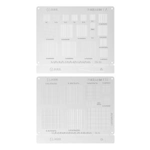 2uul BG02 AB 0.3-0.85 Spacing Universal BGA Reballing Stencil - 2Pcs ...