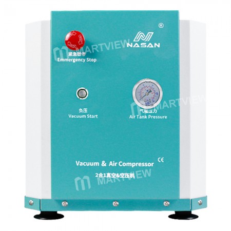 Nasan NA-VP1 Pro 2-in-1 Large Capacity Vacuum & Air Compressor for Phone LCD Screen Repair ...