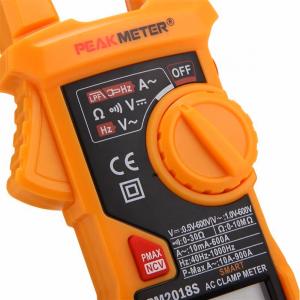 PEAKMETER PM2018S Smart AC Digital Clamp Multimeter with Dual-Display ...
