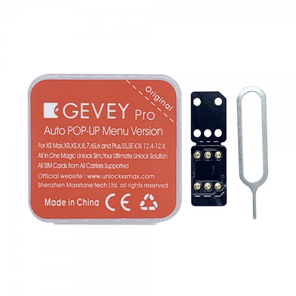 GEVEY Pro Auto Menu pop-up Perfect Unlock iOS13.3.1Card SIM for ...