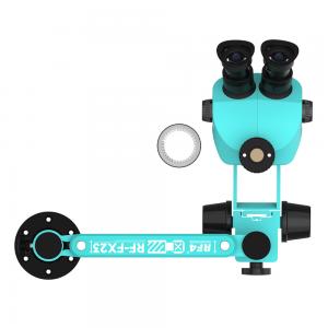 RF4 RF-FX23A 7-50X Free Swing Fixed Trinocular Stereo Microscope ...