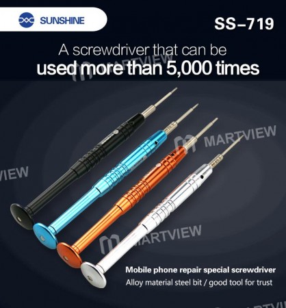Sunshine SS-719 Screwdriver 0.8* 1.2+ 1.5+ 0.6Y - Martview